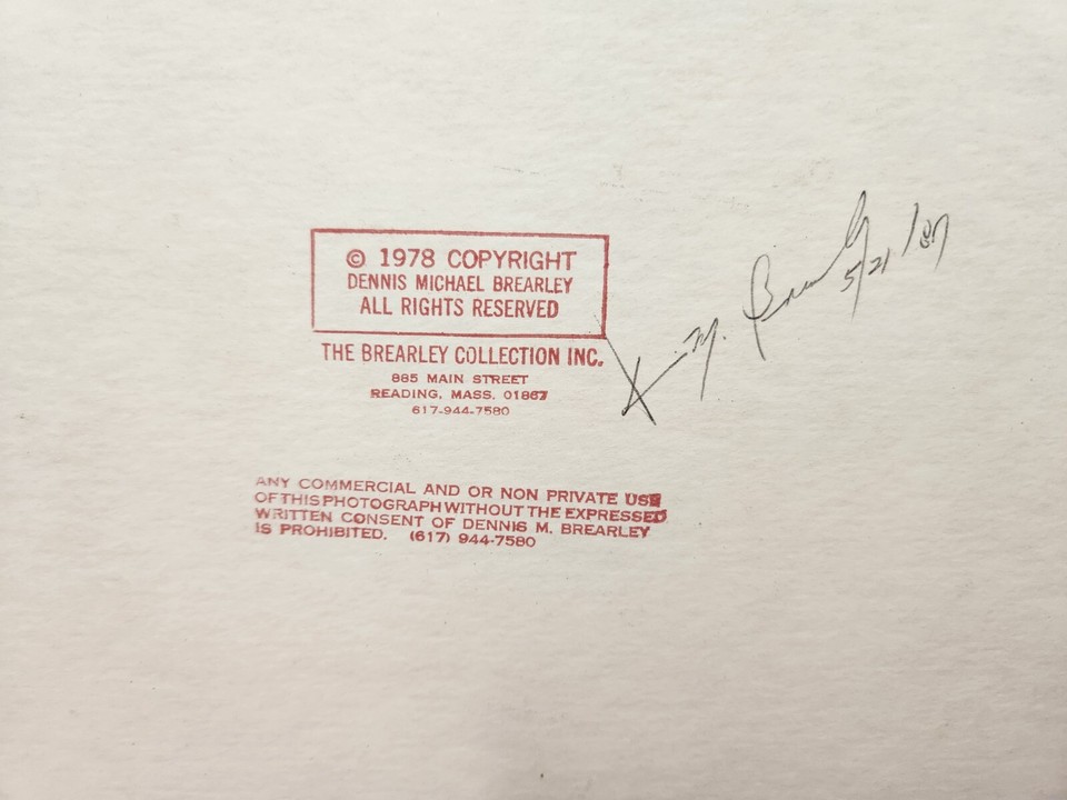 The Brearley Collection Lou Gehrig & Joe DiMaggio 1978 Copyright 20" x ...