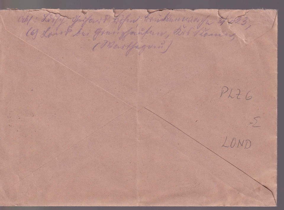 German Reich, Mi. 788, Lond Ü Grenzhausen / Pose, 10.1.45, Faltbug | eBay