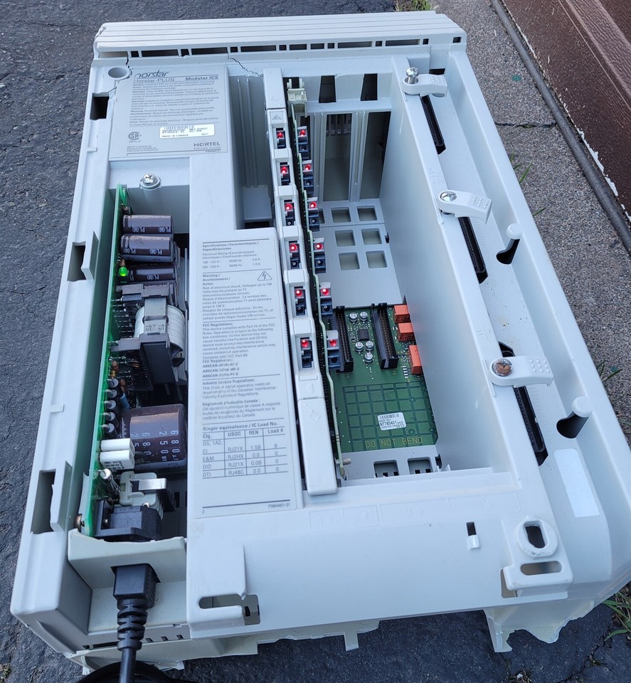 Nortel Norstar PLUS NT7B53FA-93 Modular ICS Cabinet + NTBB25GA ...