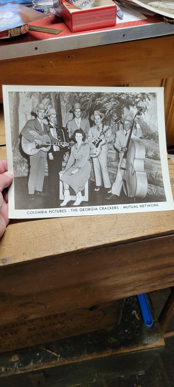 The Georgia Crackers Country Music Autographed Vintage Photograph 8" x ...