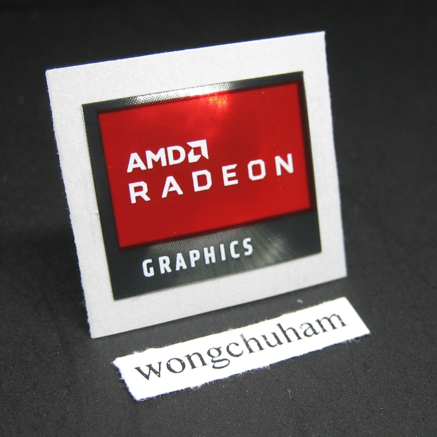 PC Notebook Sticker - AMD Radeon Graphics Sticker 17mm x 20mm ...