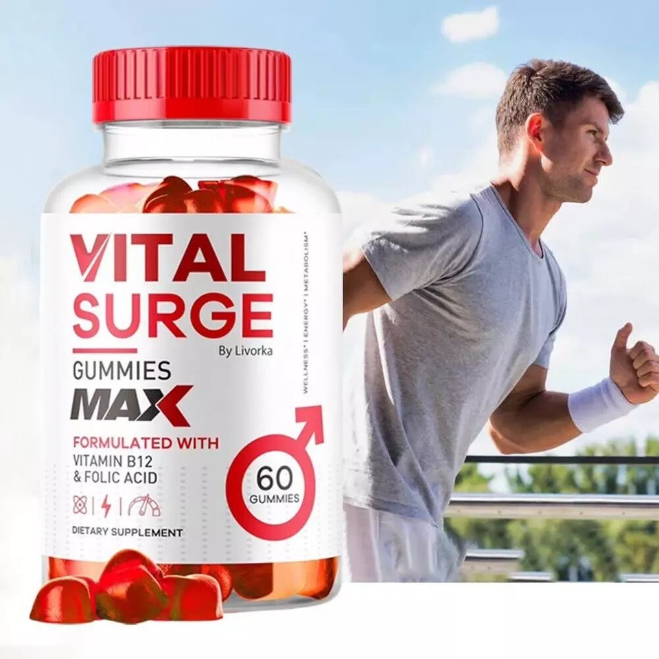 Vital Surge Male Gummies, Vital Surge Testo Support Gummys Performance ...