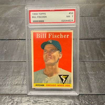 1958 Topps Bill Fischer #56 *White Sox* PSA 7 NM | eBay