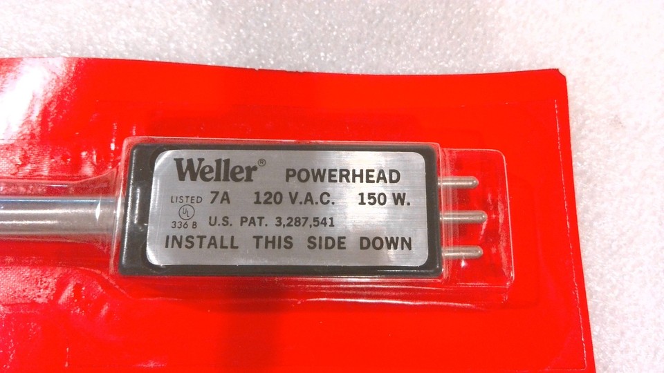 WELLER NO. 7A SOLID STATE POWERHEAD, GT SOLDER GUN CHISEL TIP 0.187" | eBay