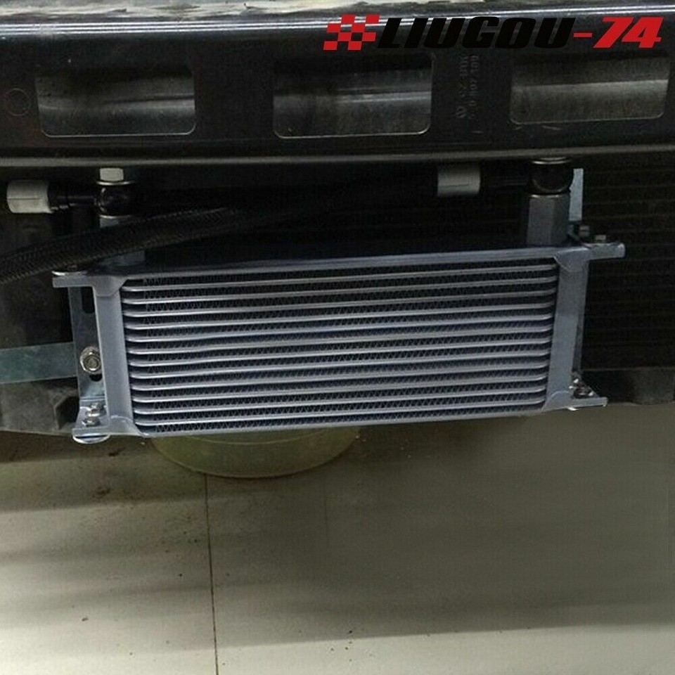Fit For LS1 LS2 LS3 25 Row Engine Oil Cooler + Silver Sandwich Plate ...