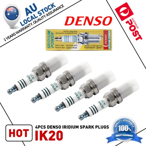 4x Denso IRIDIUM Spark Plugs IK20 for '97~'00 Proton M21 - 1.8L 4G93 ...