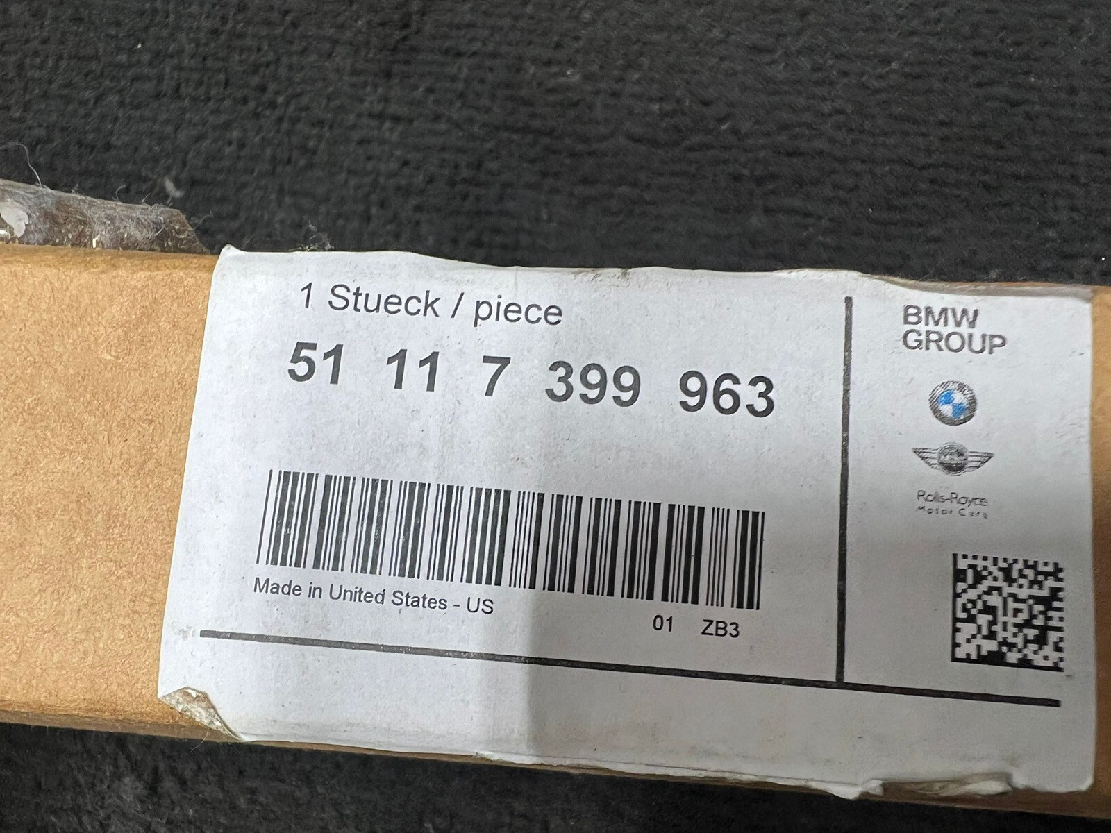 Genuine BMW X3 G01 X4 G02 Front Bumper Rear Cross Bar 51117399963 | eBay