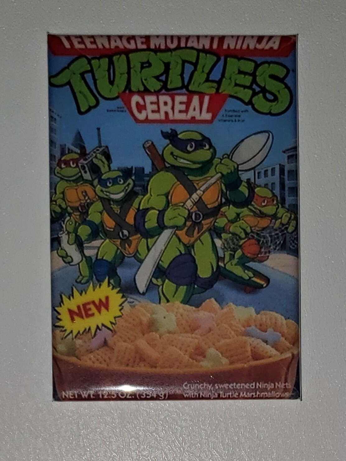 Teenage Mutant Ninja Turtles Cereal Refrigerator Magnet 2" X 3" fridge ...