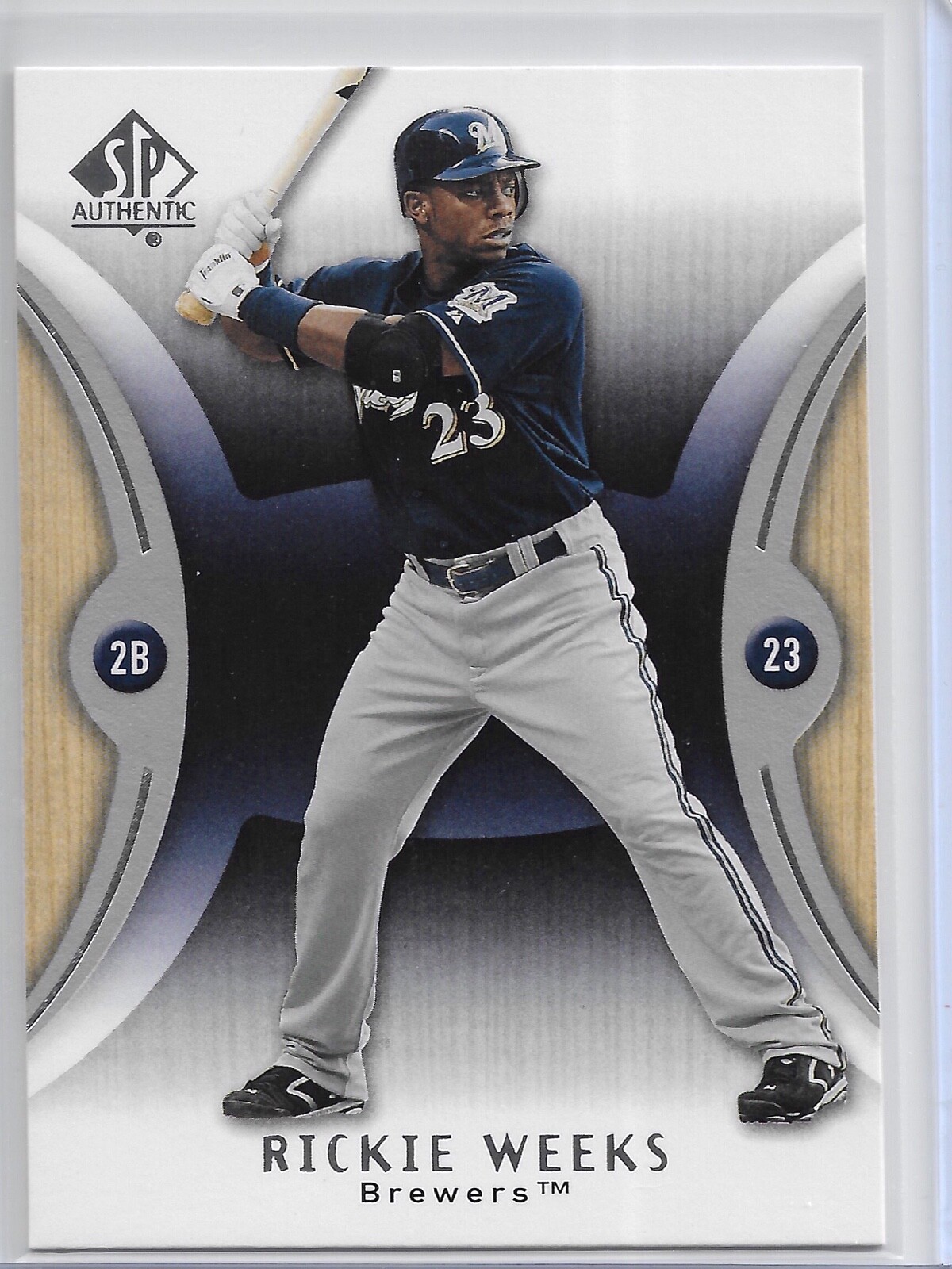 2007 SP Authentic Baseball Rickie Weeks Card # 27 Milwaukee Brewers | eBay