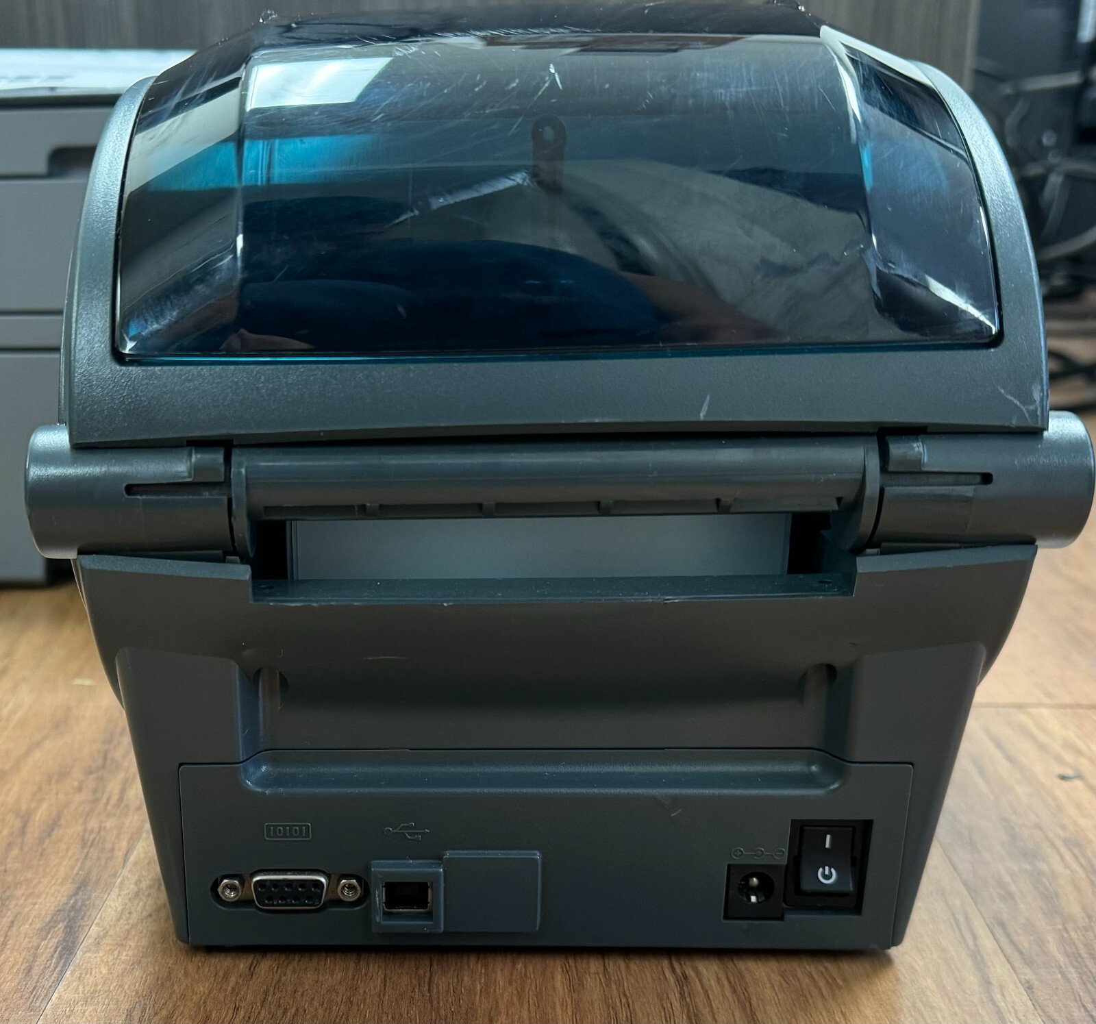 Zebra GX420t Thermal Label Printer (w/ LCD & Cutter Extension) - OEM AC ...