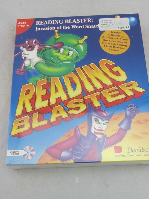 Davidson Reading Blaster: Invasion of the Word Snatchers for sale ...