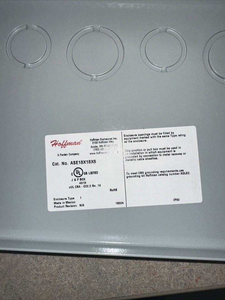 Somfy Power Panel 10 Motor Power Panel W Mean Well DRP-480s-24 Hoffman ...