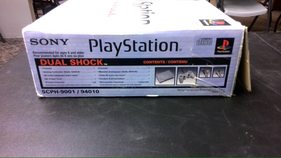 BOX ONLY FOR - Sony PlayStation 1 Console Box SCPH-9001 94010 120v | eBay
