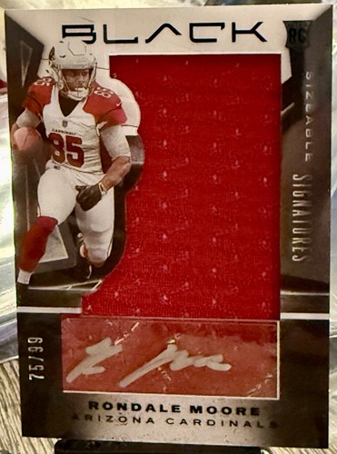 Rondale Moore ROOKIE 2021 Panini Black Football 75/99 Sizable ...
