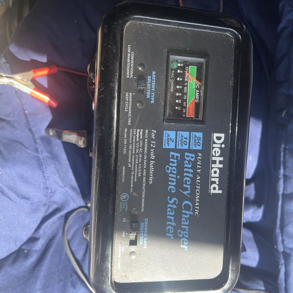 DIEHARD 12 Volt Manual Battery Charger 10 / 2 Amp, Model 200.71221 | eBay
