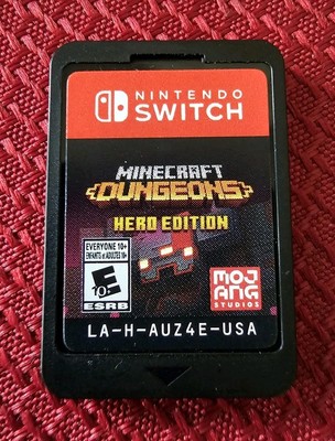 Minecraft Dungeons Hero Edition Nintendo Switch Cartridge Only Tested ...