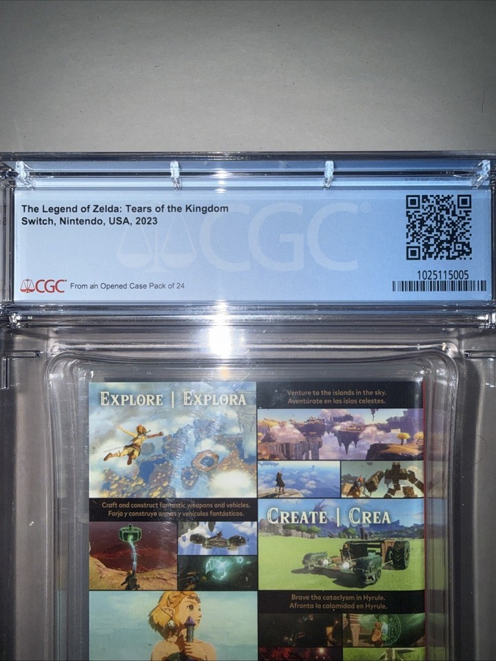 PERFECT GRADE CGC 10 A++ The Legend of Zelda: Tears of the Kingdom ...