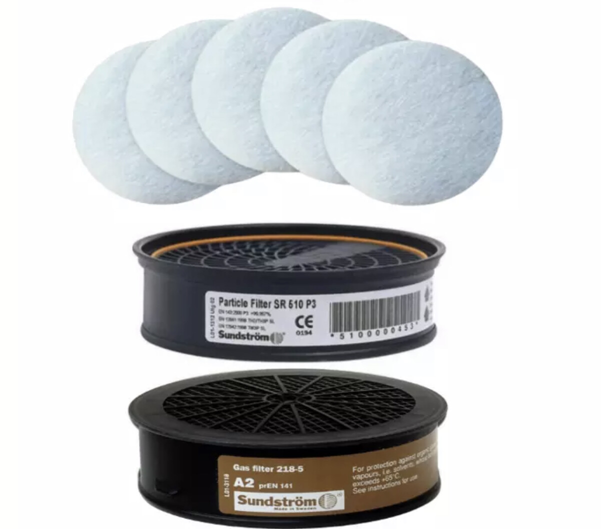 SUNDSTROM SPRAY MASK KIT FILTER 3 PIECE PARTICLE-GAS AND PREFILTERS | eBay