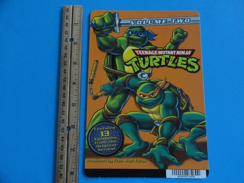 THE TEENAGE MUTANT NINJA TURTLES - VOL 2 - BLOCKBUSTER VIDEO BACKER ...