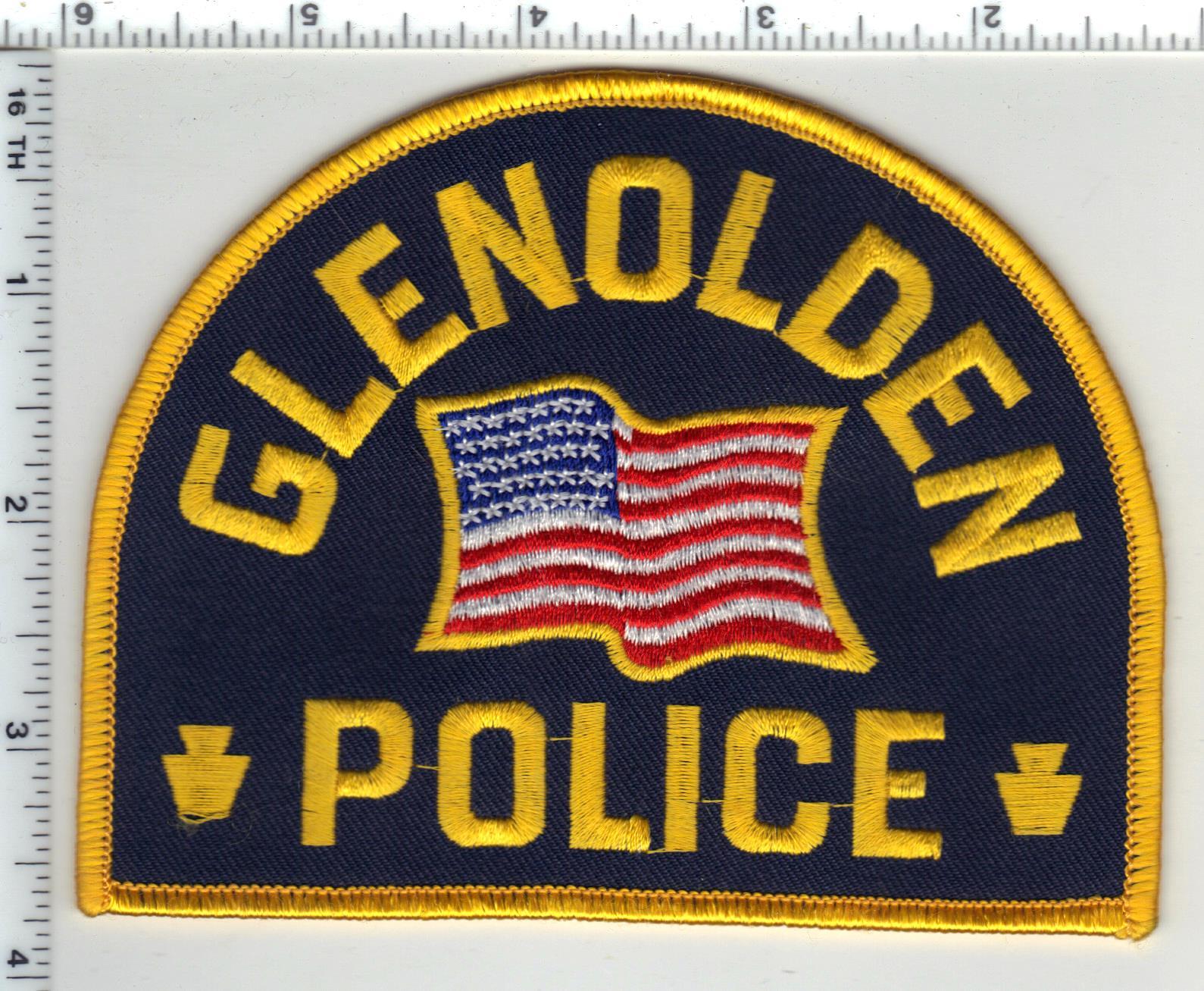 Glenolden Police (Pennsylvania) 2nd Issue Large Version Shoulder Patch ...