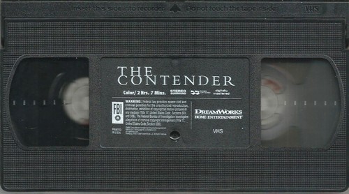 The Contender VHS 2001 Gary Oldman Joan Allen Jeff Bridges Political ...