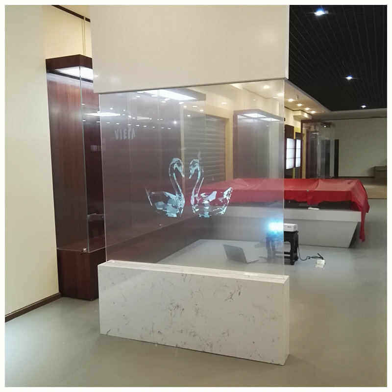 Transparent Holographic Clear Rear Projection Screen Film Self Adhesive ...