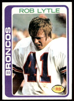 1978 Topps Rob Lytle Rookie b Denver Broncos #144 | eBay