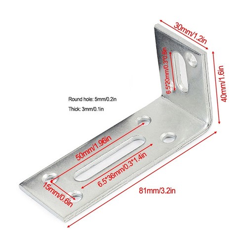 Adjustable L Shaped Metal Shelf Brackets Enhance the Look of Your ...