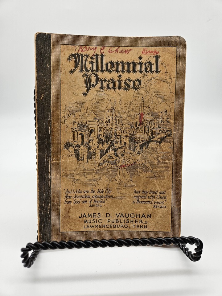 Millennial Praise James Vaughan 1927 Christian Worship Round or Shaped ...