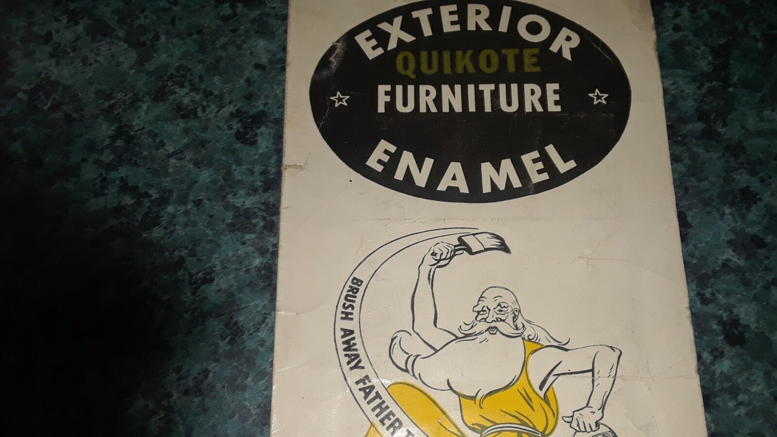 VTG 40'S FELTON SIBLEY QUIKOTE FURNITURE ENAMEL PAINT COLOR SAMPLE CHIP ...