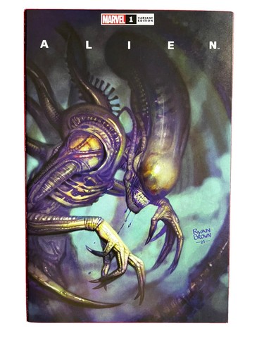 ALIEN #1 - Exclusive RYAN BROWN Trade Dress Variant Cover - Marvel | eBay