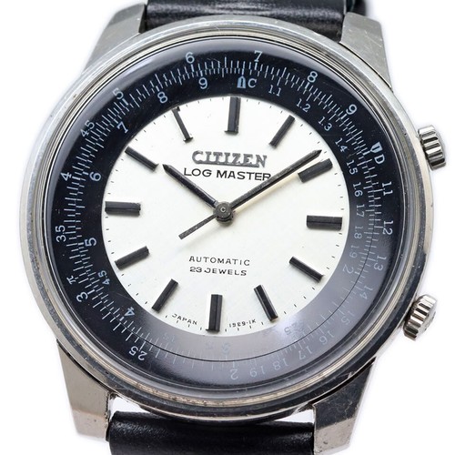 Citizen Log Master Ref.Auos 52401-Tacitizen Rotating Inner Slide Rule ...