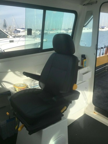 Quality Compact Marine Comfort - Chair Helm Captains Pilot Boat Fishing ...