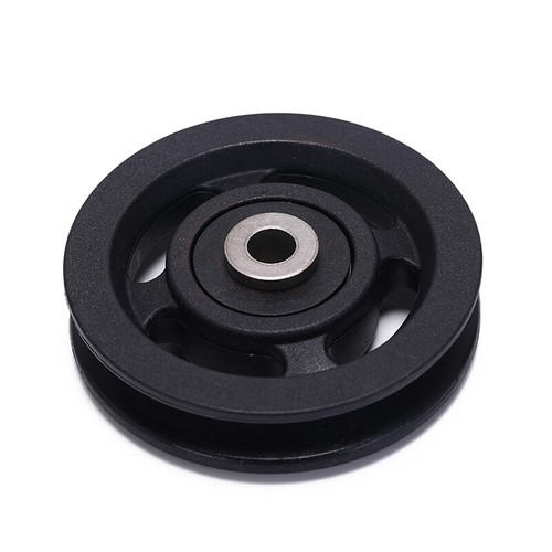 90mm Black Iron Core Bearing Pulley Wheel Cable Gym Equipment Part ...