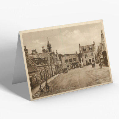GREETING CARD - Vintage Scotland - The Village, Tarland | eBay UK