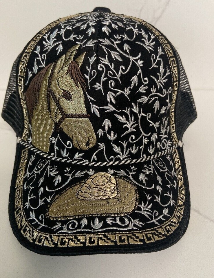 Silver Color Plated Hat Artisanal MeshBack Gris Gorra Artesanal ...