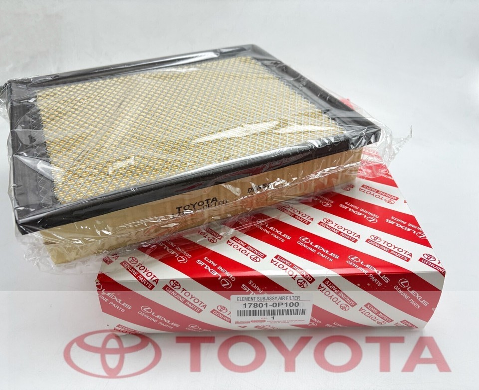 14-19 TOYOTA TUNDRA 5.7L & 4.6L GENUINE TOYOTA AIR FILTER 17801-0P100 ...