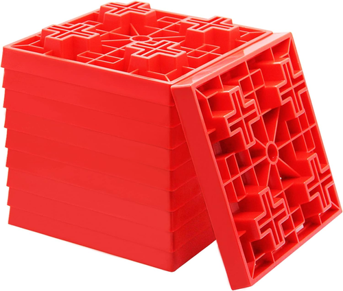 10 Pack Heavy Duty Leveling Blocks, Ideal for Leveling Single and Dual ...