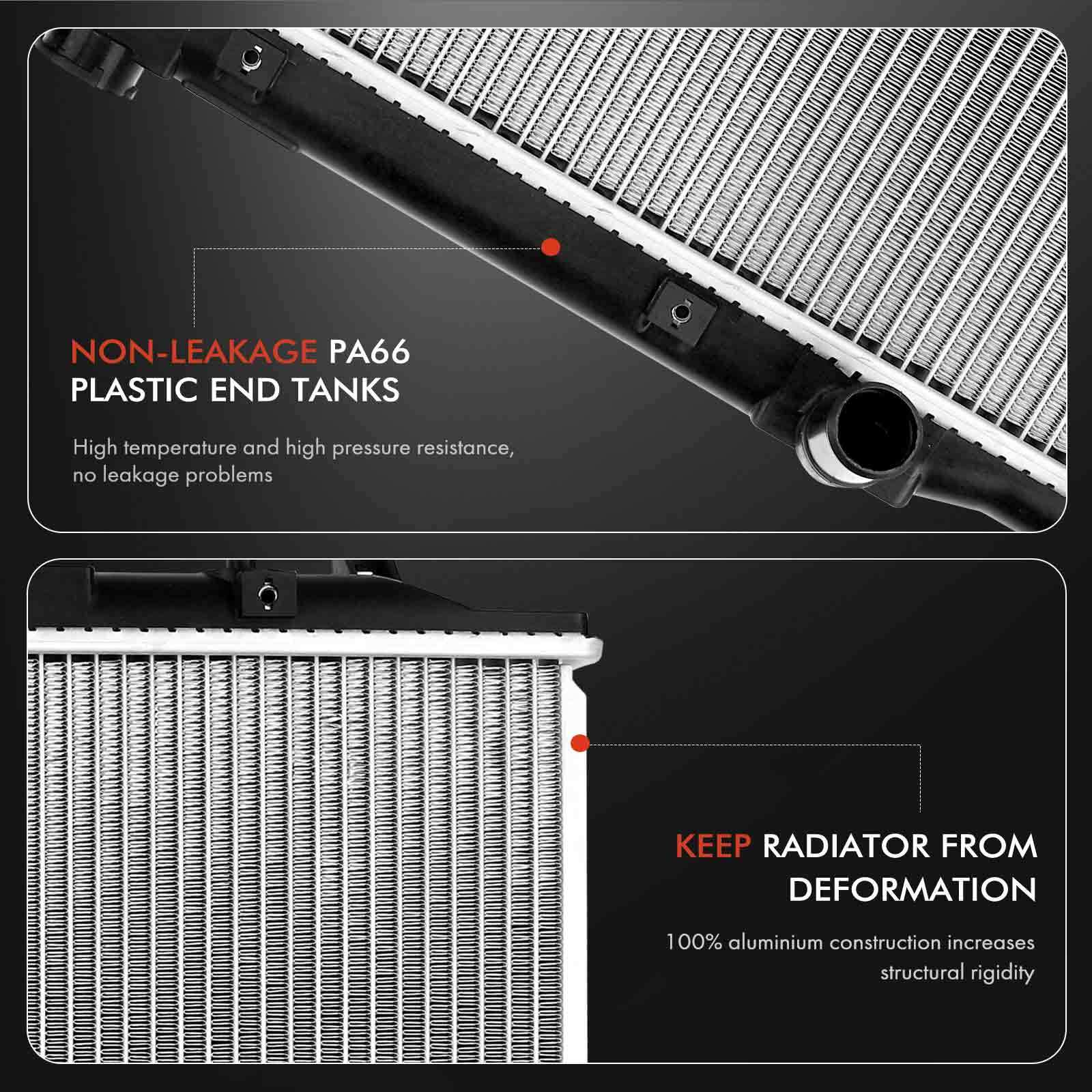 Radiator for Acura MDX 14-20 Honda Pilot 16-21 Passport Ridgeline V6 3 ...