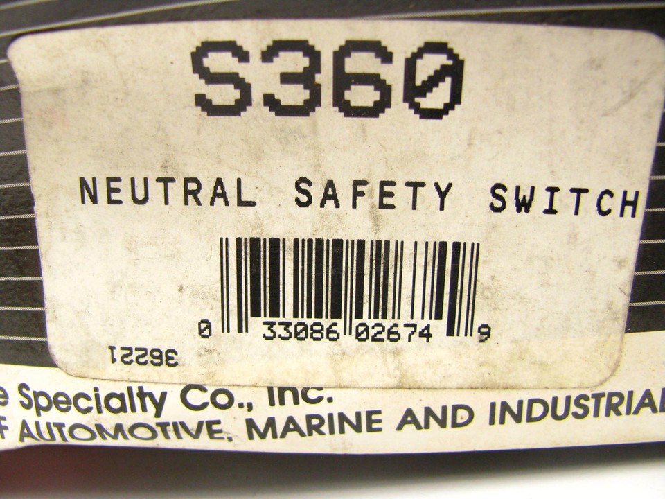 General S360 Clutch Starter Nuetral Safety Switch | eBay