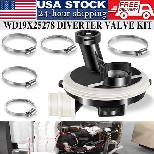 for GE Dishwasher Diverter Valve Assembly Kit Part WD19X25278 ...
