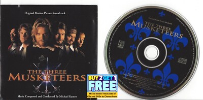 The Three Musketeers Soundtrack (CD, 1993) All For Love Disc & Cover ...