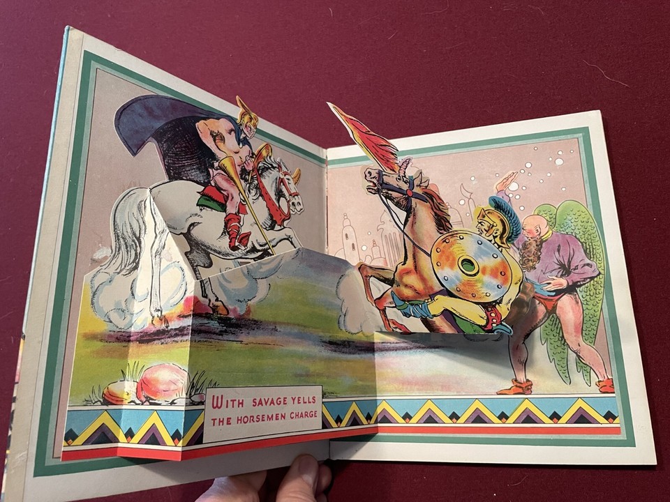 Flash Gordon Pop Up Book Tournament of Death #210 1935 BLB High Grade ...
