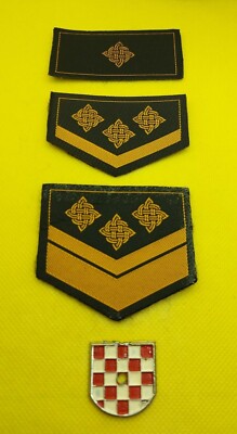 Croatian Army HV, CRO army military lot, patch keychains badge - War ...