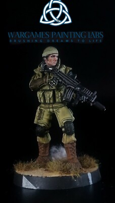 painted Line Kazak Ariadna Infinity collection miniature for Wargames ...