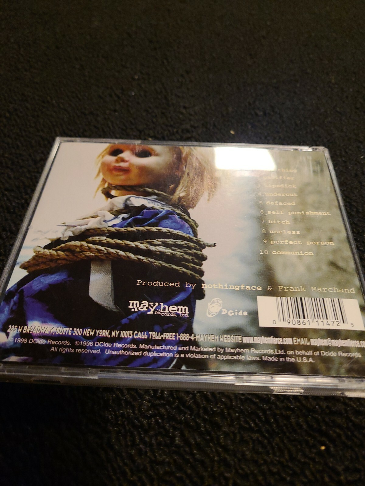 Pacifier [PA] by Nothingface (CD, Aug-1998, Mayhem) for sale online | eBay