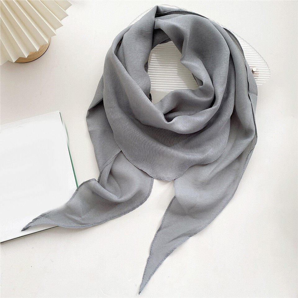 50*175cm Solid Color Scarf Women's Neck Scarf Fashion Shawls Wraps Soft ...