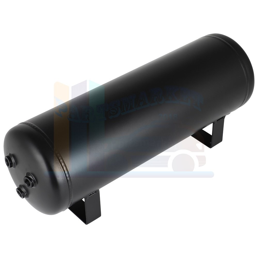 2.5 Gallon Air Tank For Air Ride Suspension Horns Compressor With 6 ...