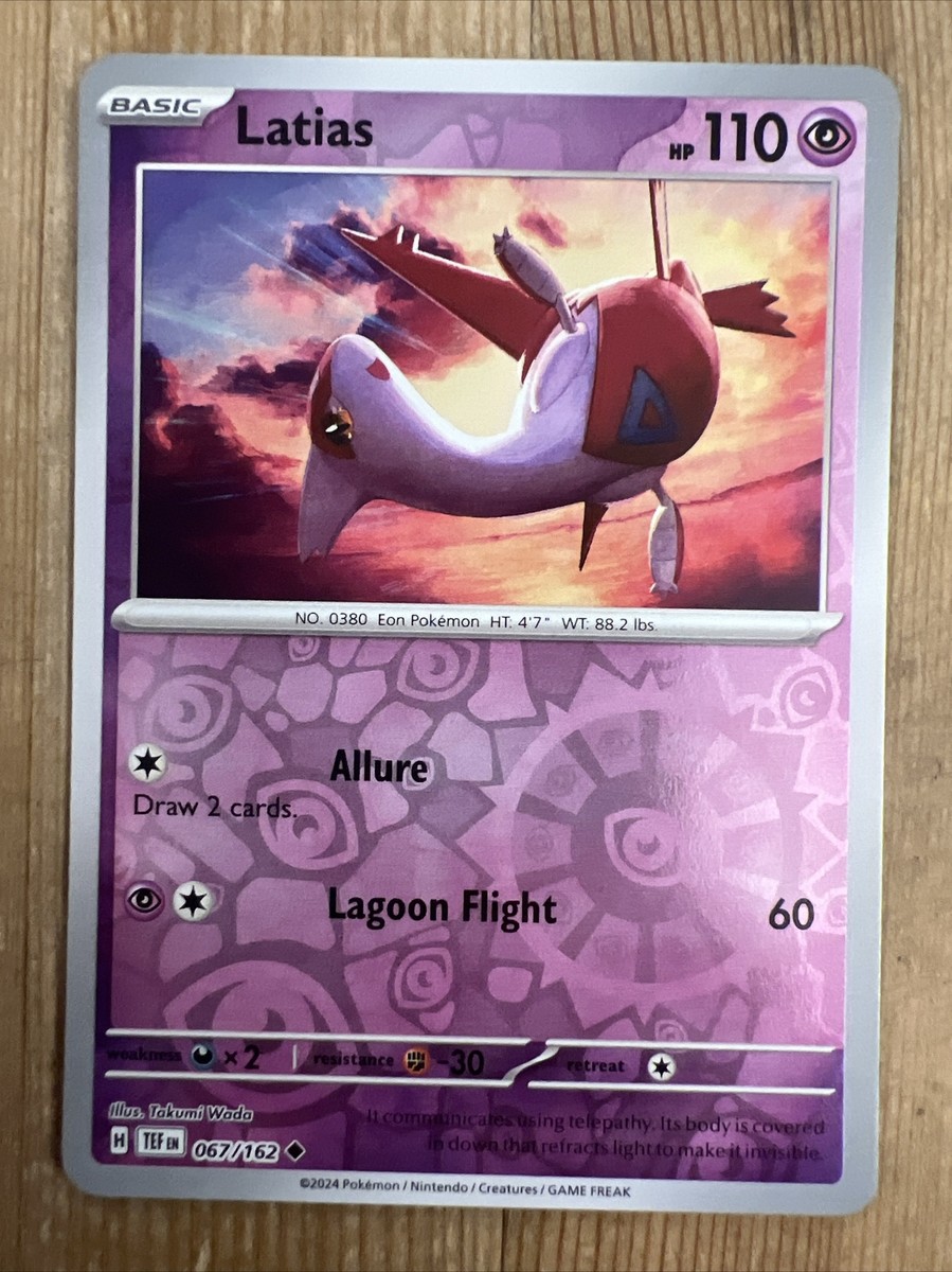 Pokemon Latias Card Pokémon TCG: Latias Ex RR 019/064 Paradise