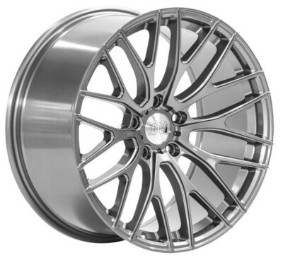 19" 1AV ZX2 Alloy Wheels Grey 5x108 fits Ford Focus Mk2 Mk3 Mk4 inc ST ...
